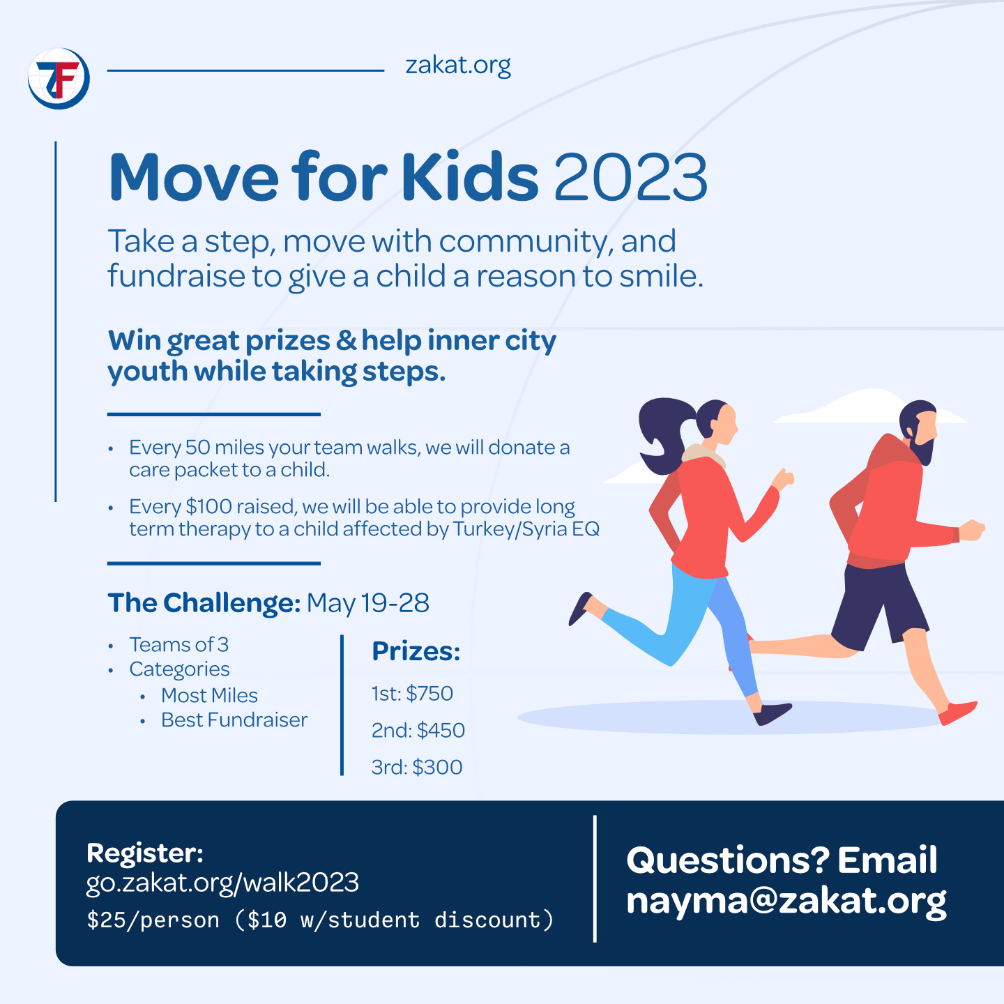 Move for Kids 2023 Walkathon | Zakat Foundation of America