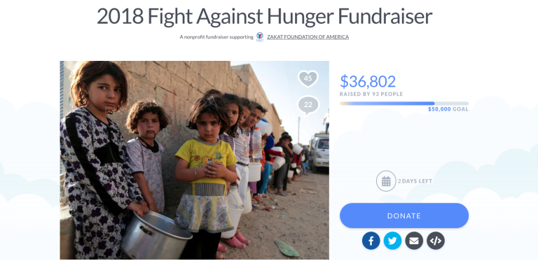 How One Woman Raised More Than $100,000 to Help Fight Hunger | Zakat ...