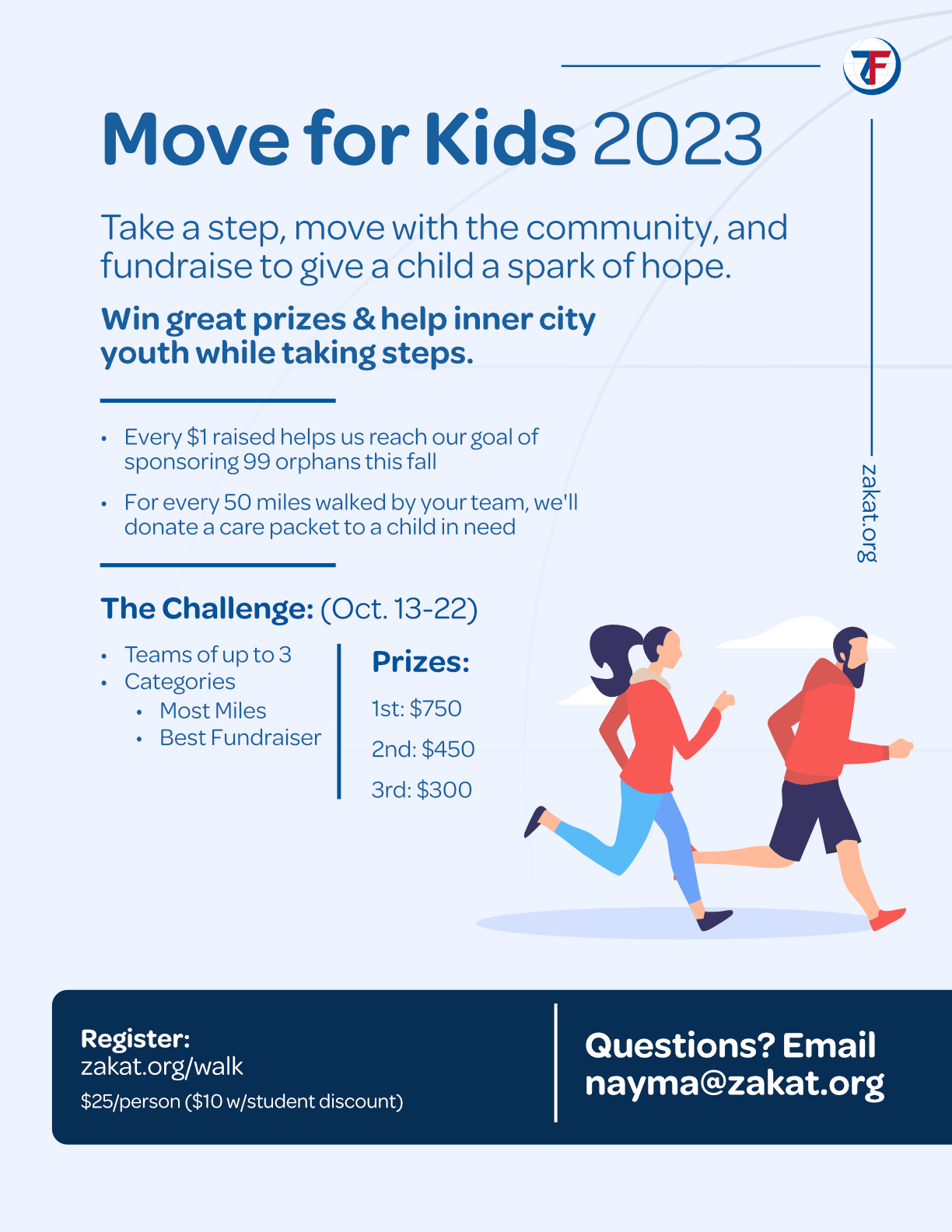Move for Kids 2023 Walkathon | Zakat Foundation of America